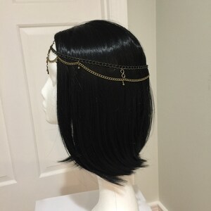Modern Brass Bronze Headpiece, Head Jewelry, Cleopatra Metal Head Piece ...
