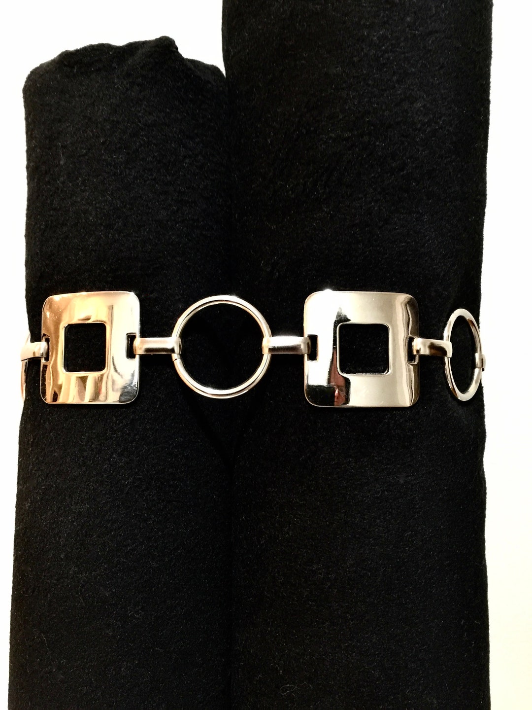 Handmade Arm Cuff for Big Muscels, Silver Tone Upper Arm Bracelet ...