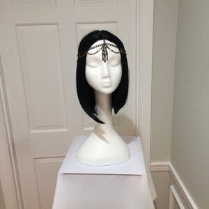 Modern Brass Bronze Headpiece, Head Jewelry, Cleopatra Metal Head Piece ...