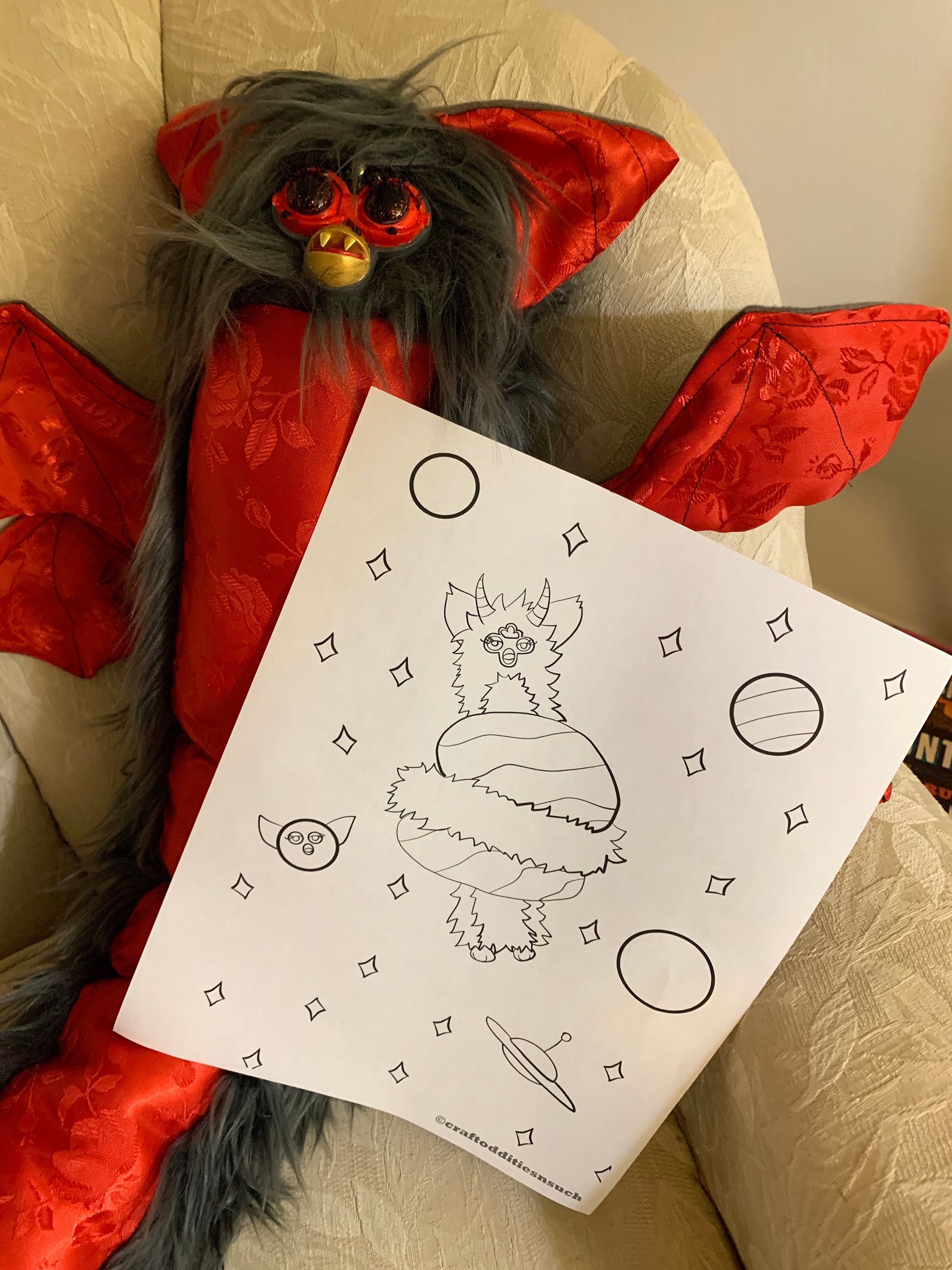 Furby 2022 Coloring Pages