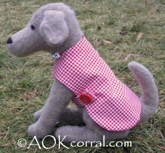 Stuffed Dog Doll W/coat PDF Pattern - Etsy