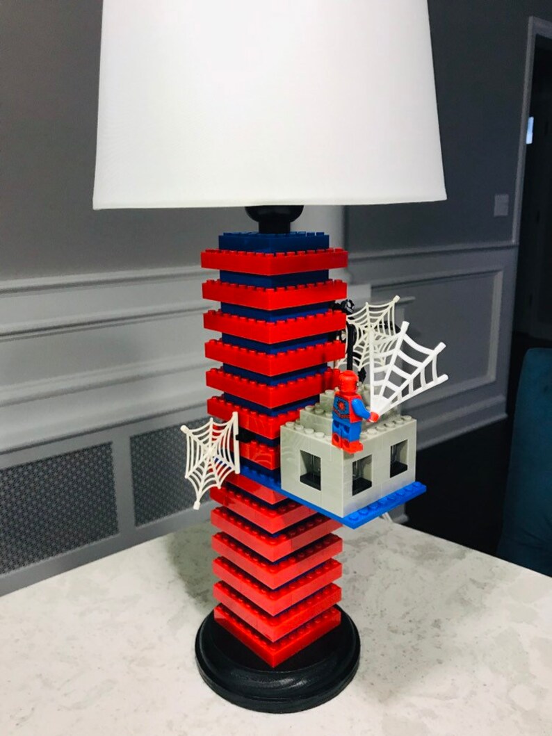 Spiderman Vs Venom Lamp Made of LEGO® Bricks - Etsy