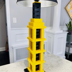 Custom Minifigure Display 2.0 Lamp Made of LEGO® Bricks - Etsy