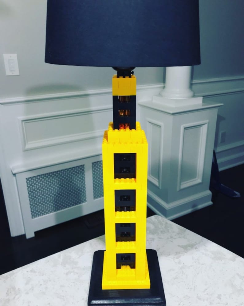 Custom Minifigure Display Lamp Made of LEGO® Bricks - Etsy