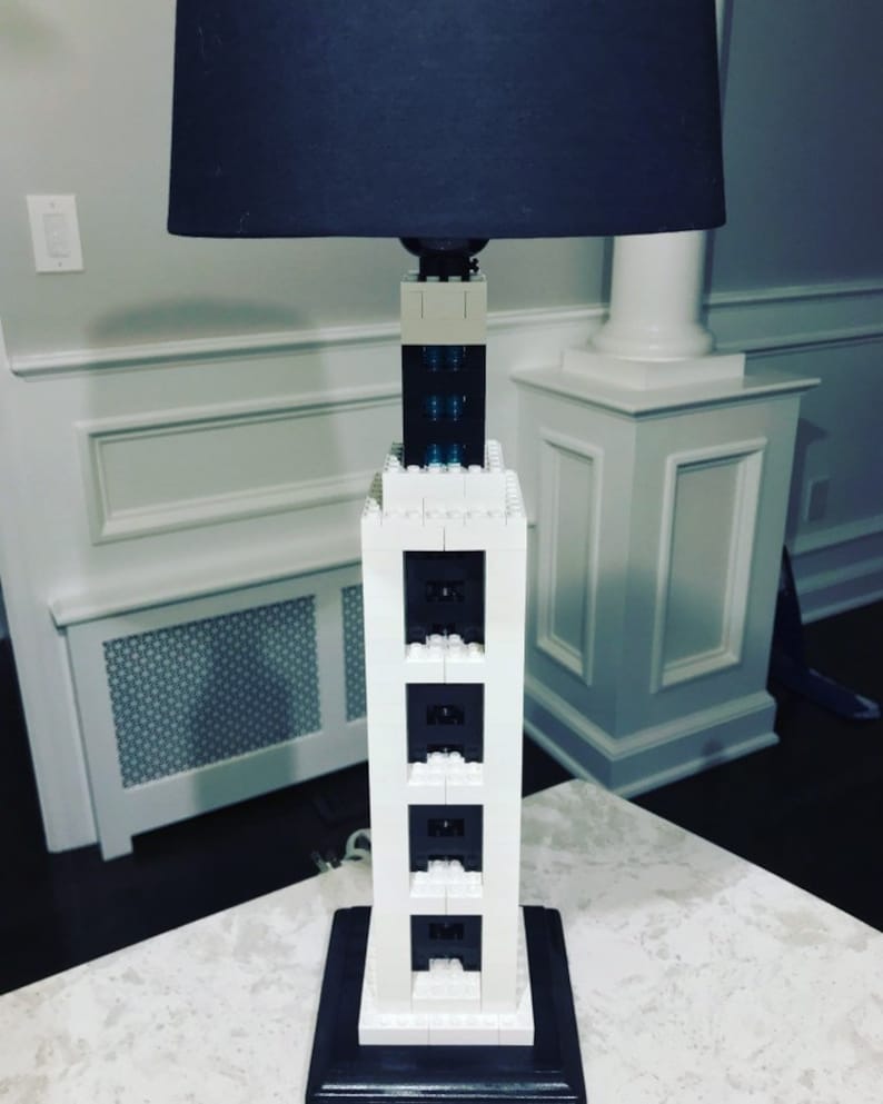 Custom Minifigure Display Lamp Made of LEGO® Bricks - Etsy