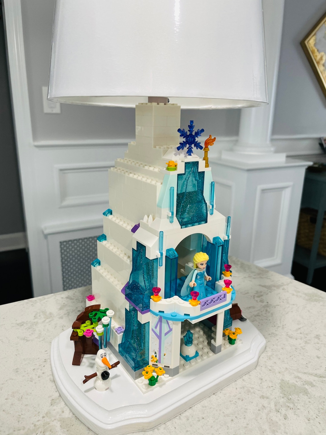 Disney® Frozen Lamp Made of LEGO® Bricks - Etsy
