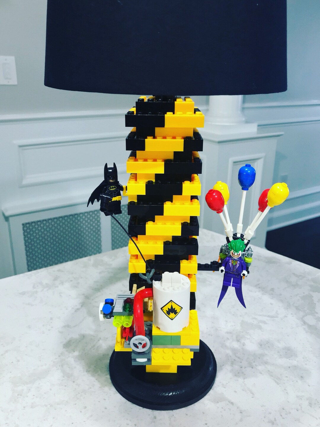 Batman Vs the Joker Lamp Made of LEGO® Bricks - Etsy