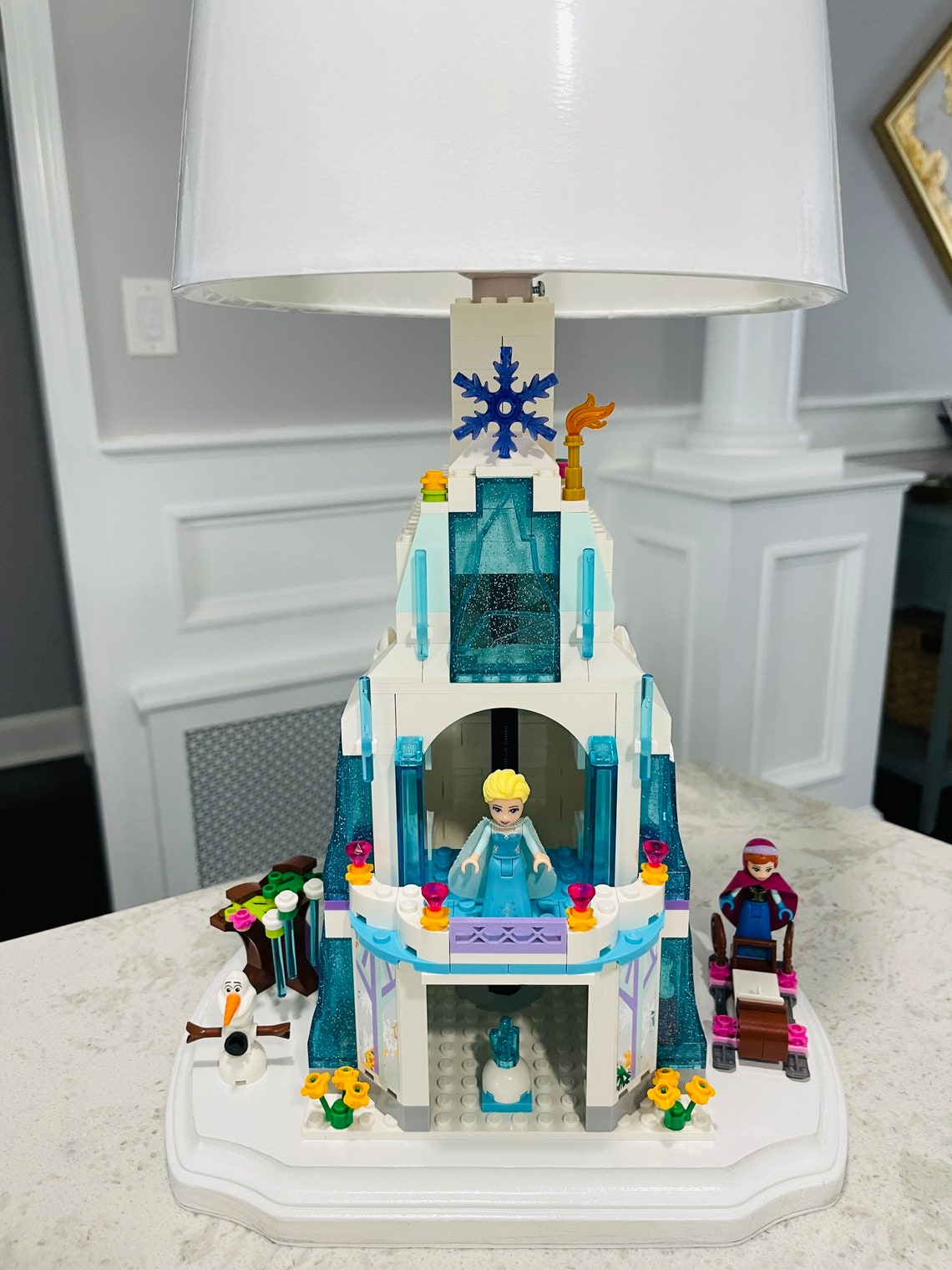 Disney® Frozen Lamp Made of LEGO® Bricks - Etsy