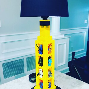 Custom Minifigure Display Lamp Made of LEGO® Bricks - Etsy