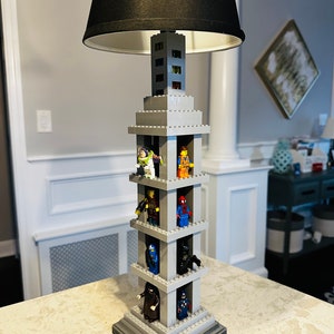 Custom Minifigure Display 2.0 Lamp Made of LEGO® Bricks - Etsy