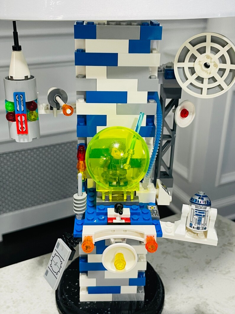 LEGO® Lamp Star Wars R2D2 Theme - Etsy