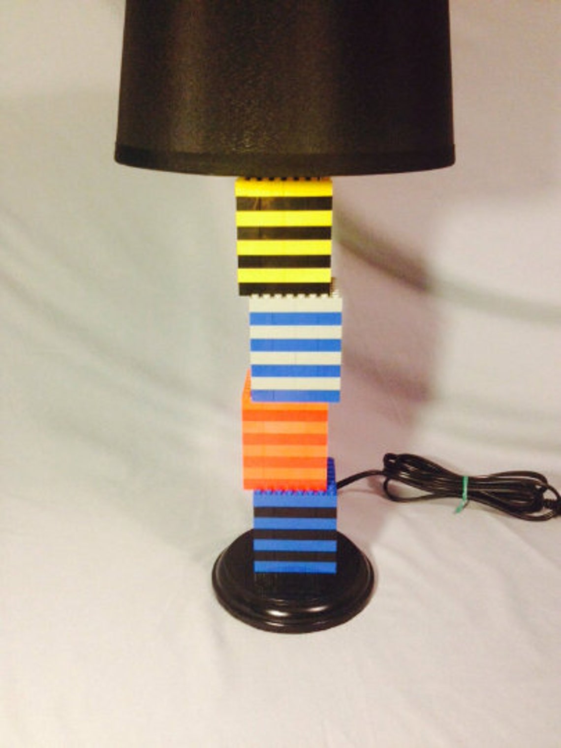 Rainbow Stacked Box Lamp Made of LEGO® Bricks - Etsy