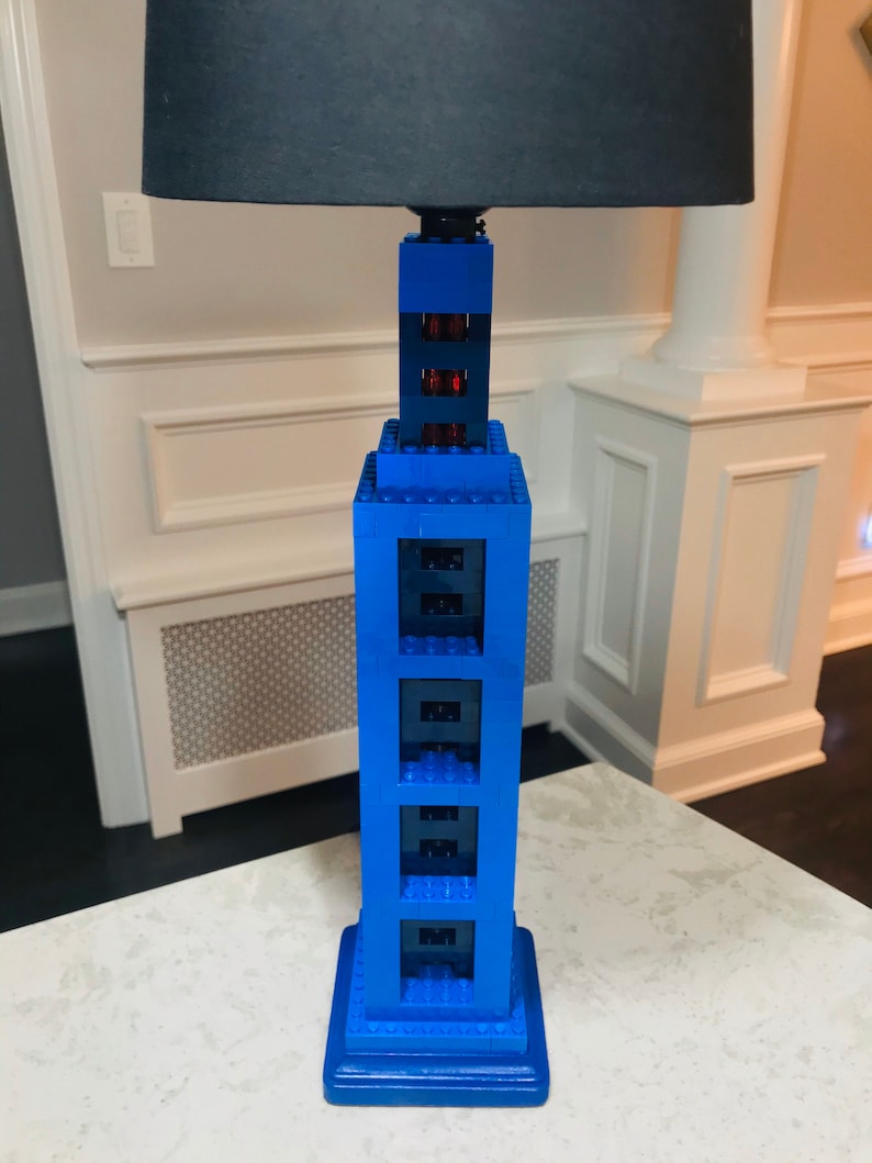 Custom Minifigure Display Lamp Made of LEGO® Bricks - Etsy