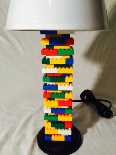 Multicolored Rainbow 4.0 Lamp made of LEGO® Bricks
