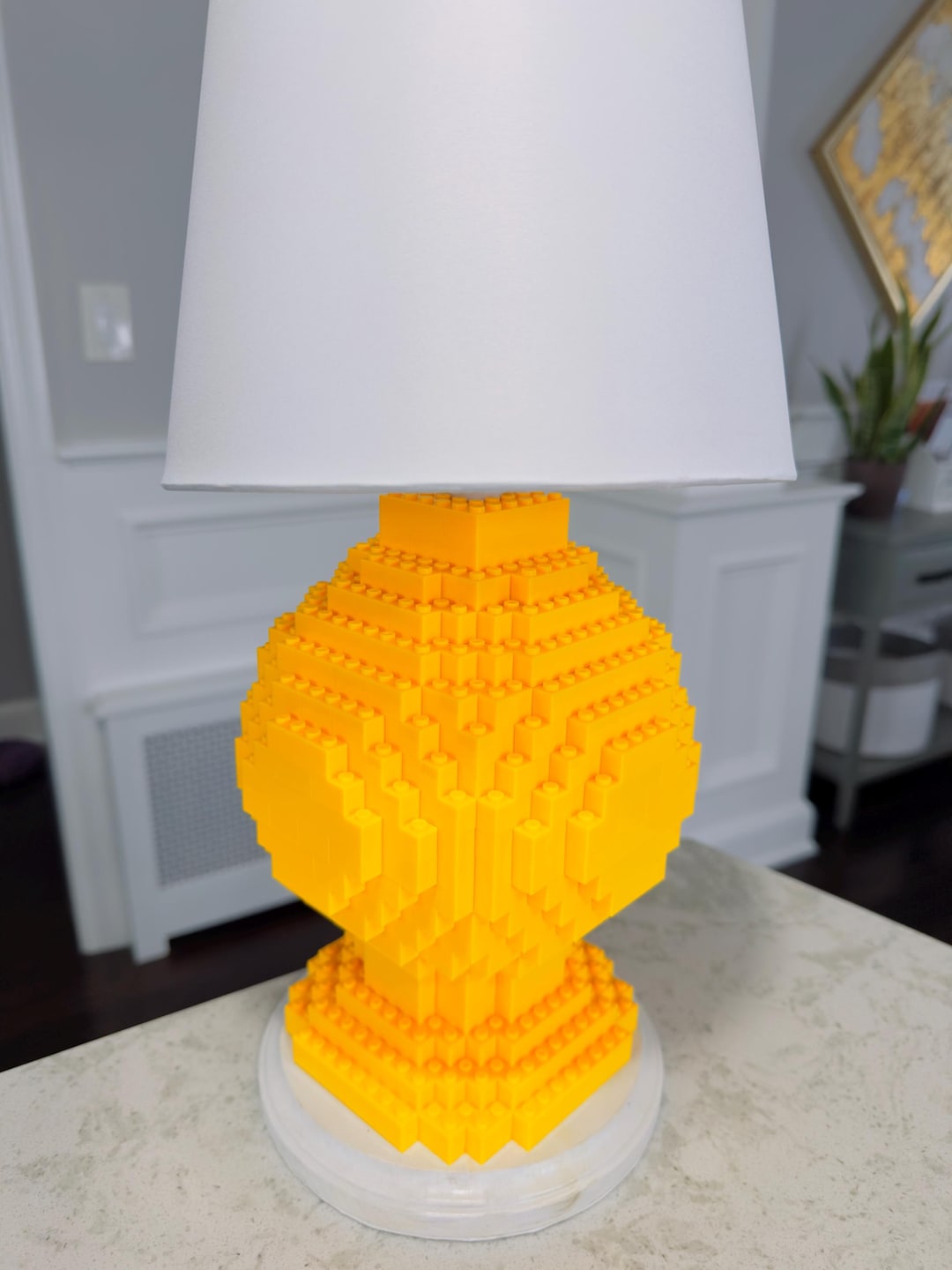Traditional 3D Lamp Made of LEGO® Bricks - Etsy
