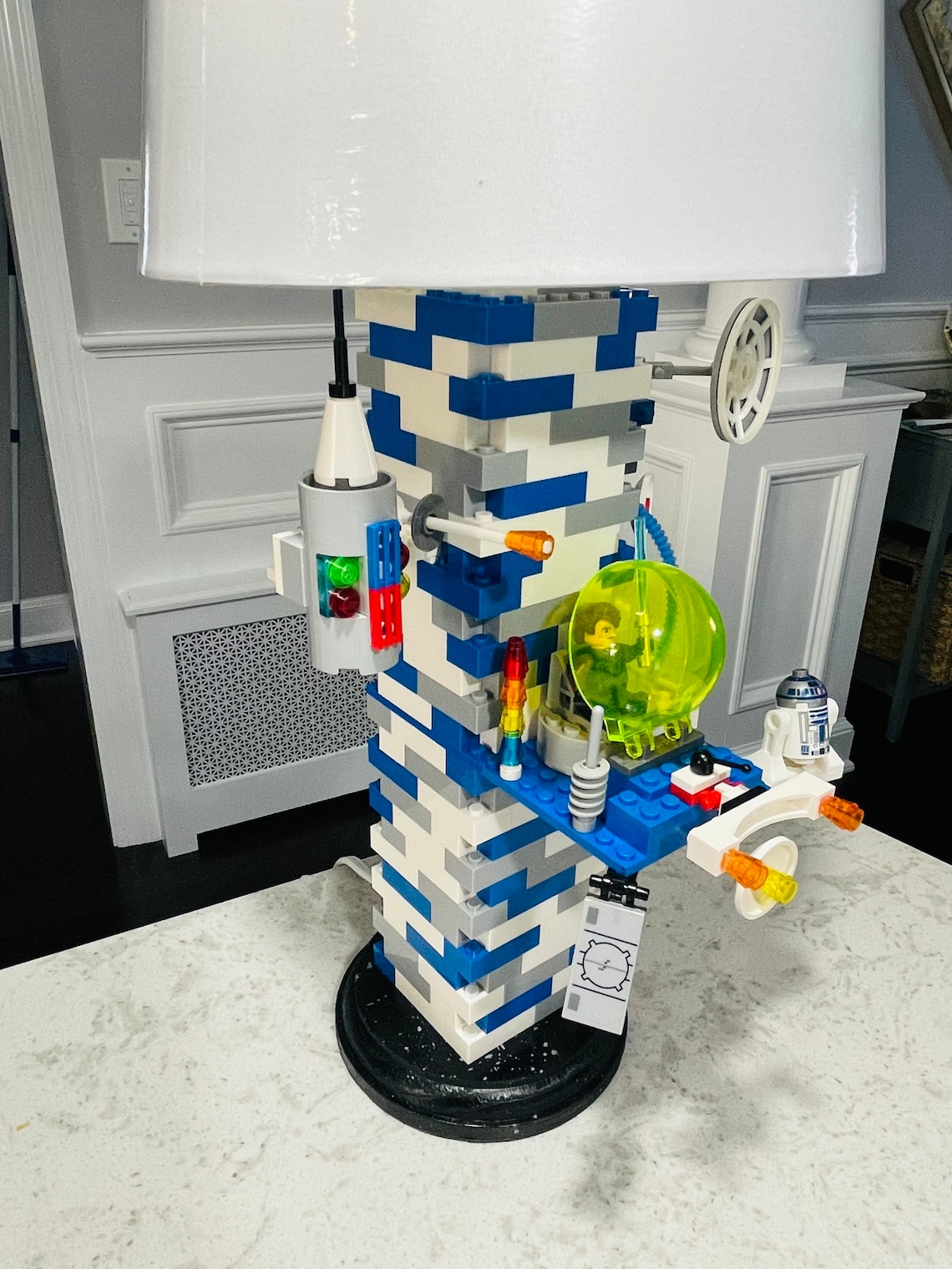 LEGO® Lamp Star Wars R2D2 Theme - Etsy