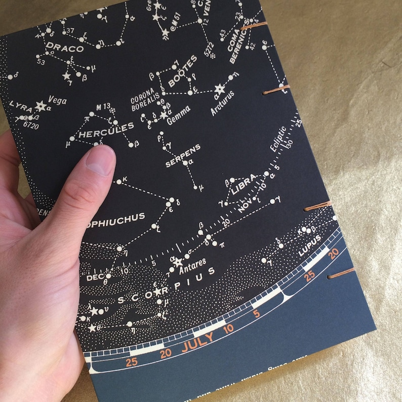 Star Chart Notebook // Star Map Notebook Star Map Journal | Etsy