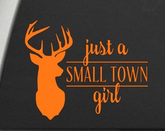 Small Town Decal | Etsy