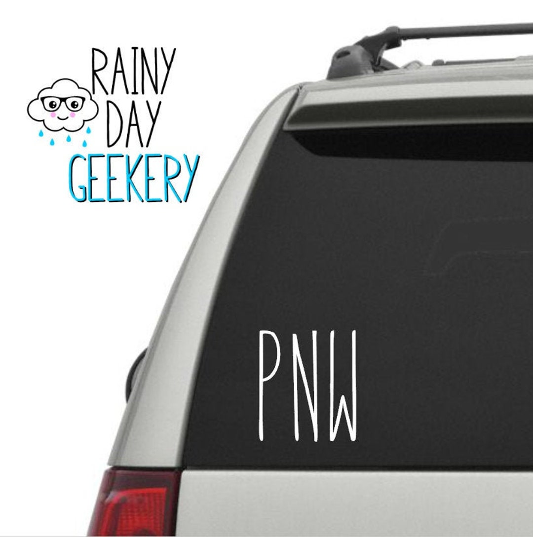 PNW Decal - Pacific Northwest Decal, PNW Pride, Pacific Northwest ...