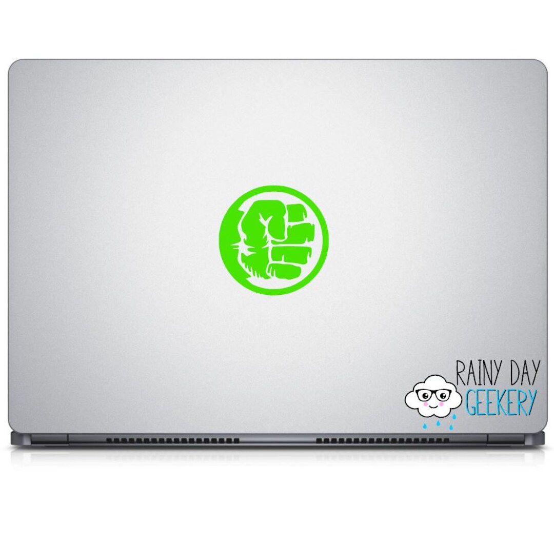 Hulk Smash Circle - Vinyl Window Decal - Exterior Window Sticker - Pick ...