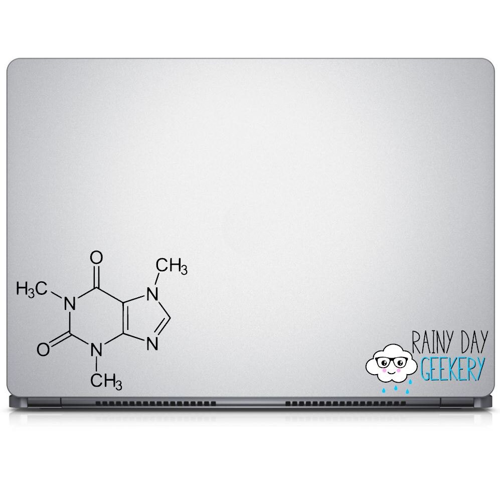 Caffeine Molecule Decal Caffeine Decal Caffeine Sticker | Etsy