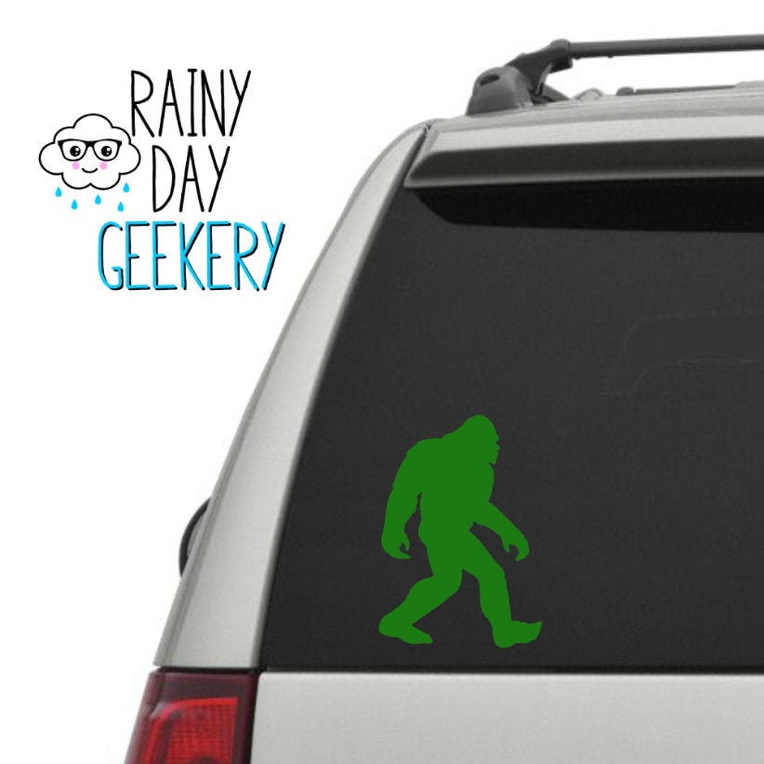 Sasquatch Decal SET OF 2, Yeti Decal, Sasquatch Car Decal, Sasquatch ...