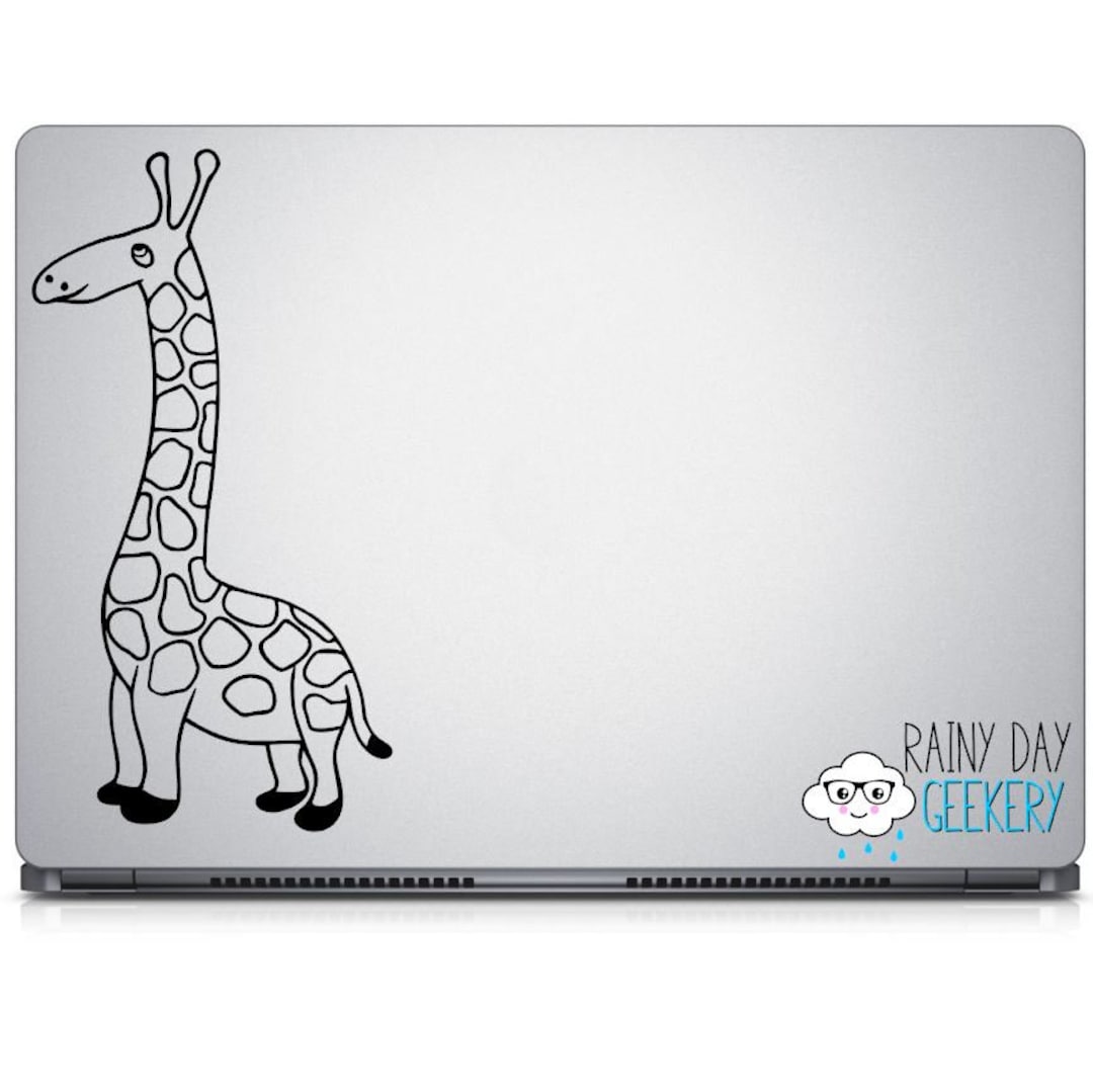 Giraffe Vinyl Decal, Cute Giraffe Decal, Cute Giraffe Gift, DIY Giraffe ...