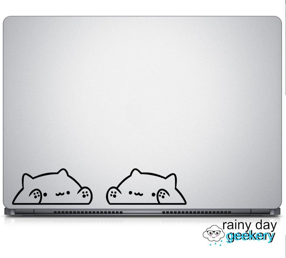 Bongo Cat Decal, Bongo Cat Vinyl Sticker, Meme Sticker, Funny Sticker ...