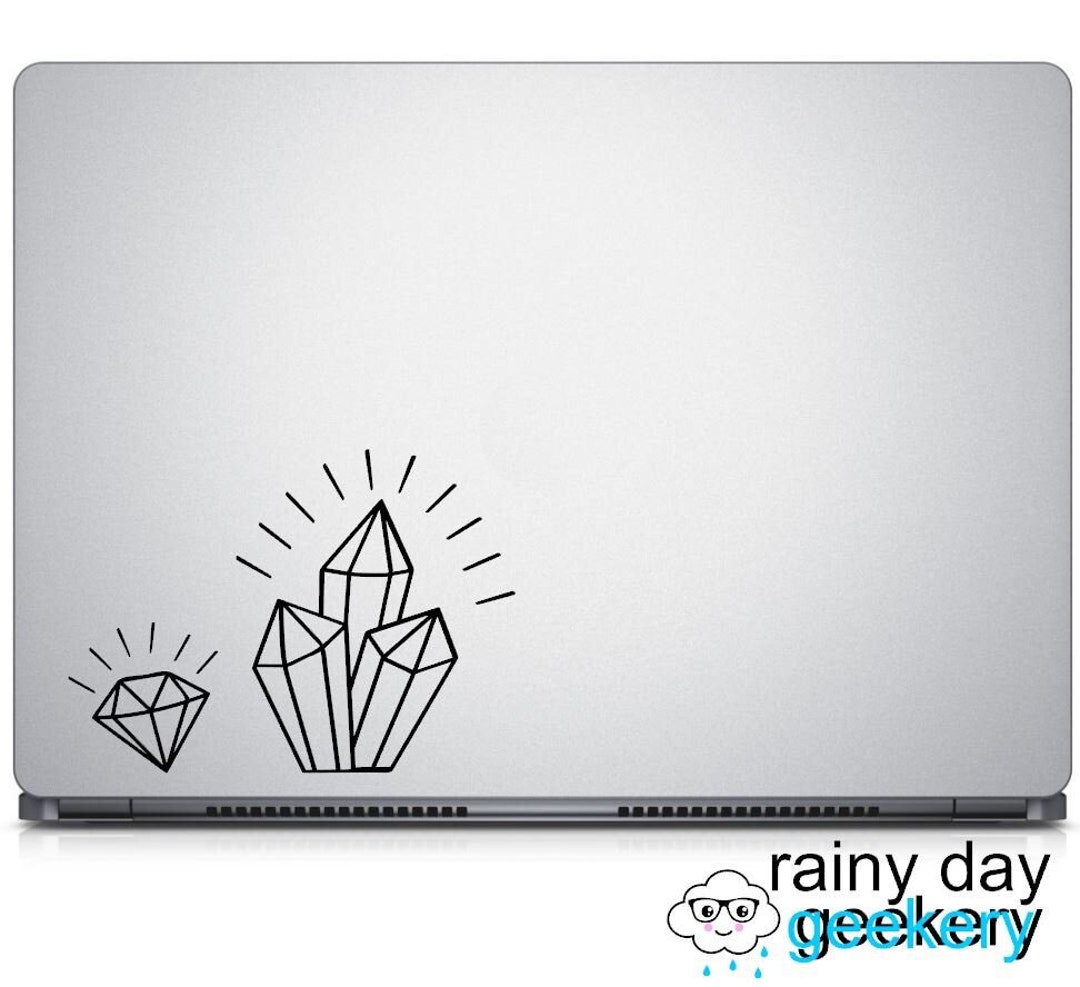 Crystals Vinyl Decal, Crystals Car Decals, Gemstone Decals, Gems Decals ...