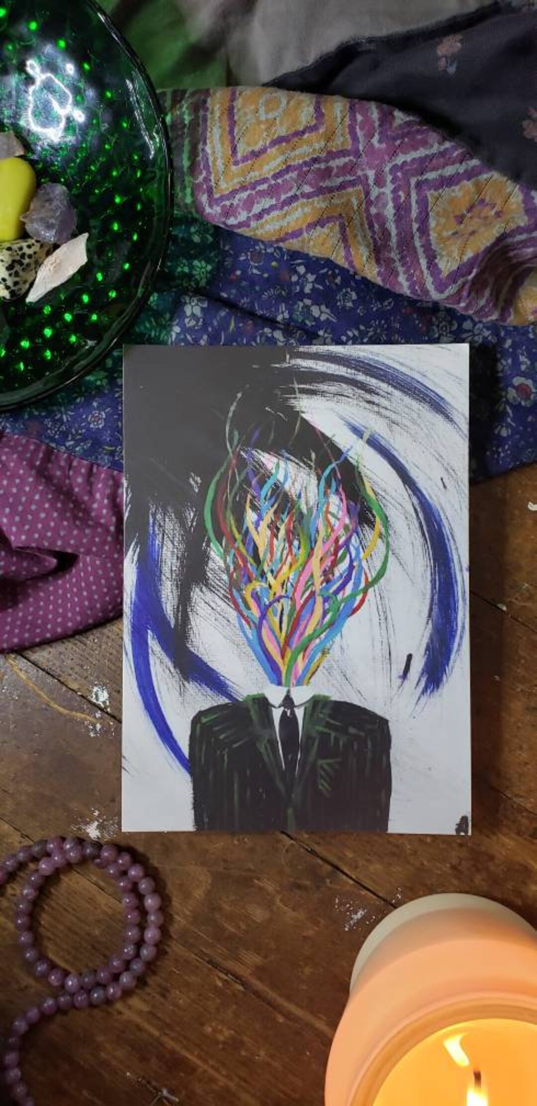 Where is My Mind Psytrance Drawing Illustration Art Print 4x6 5x7 - Etsy