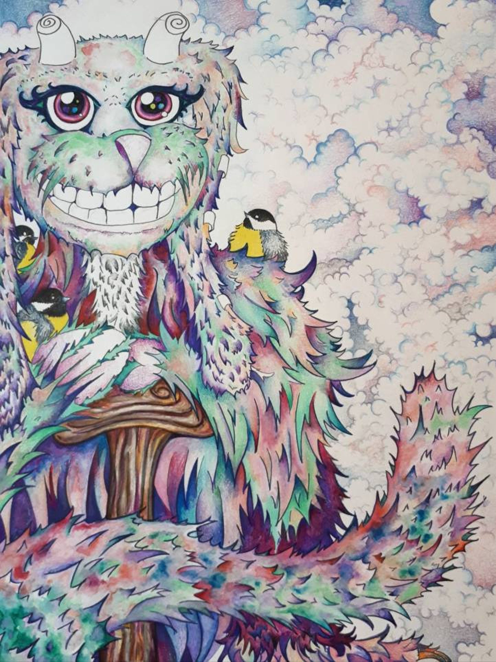 Falcor the White Dragon - God of the Wind - Trippy Mythical Creature ...