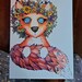Fox With Flower Crown Drawing Illustration Art Print 4x6 5x7 8x11 - Etsy