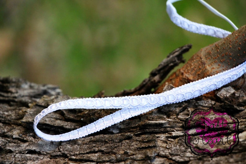 White Boho Headband - Forehead Headband - Boho Headband - Bohemian ...