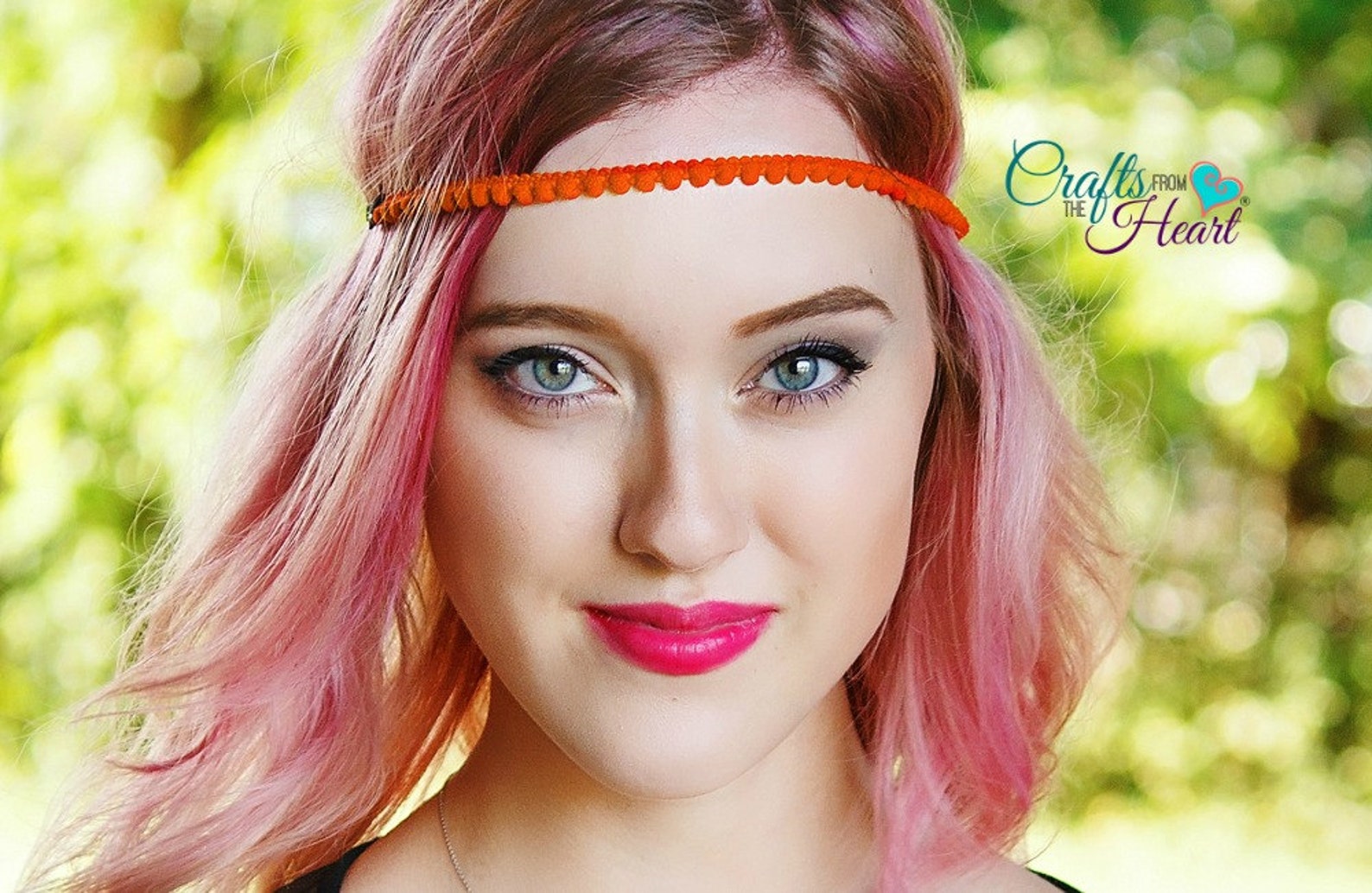 Orange Boho Headband Halo Headband Bohemian Headband - Etsy