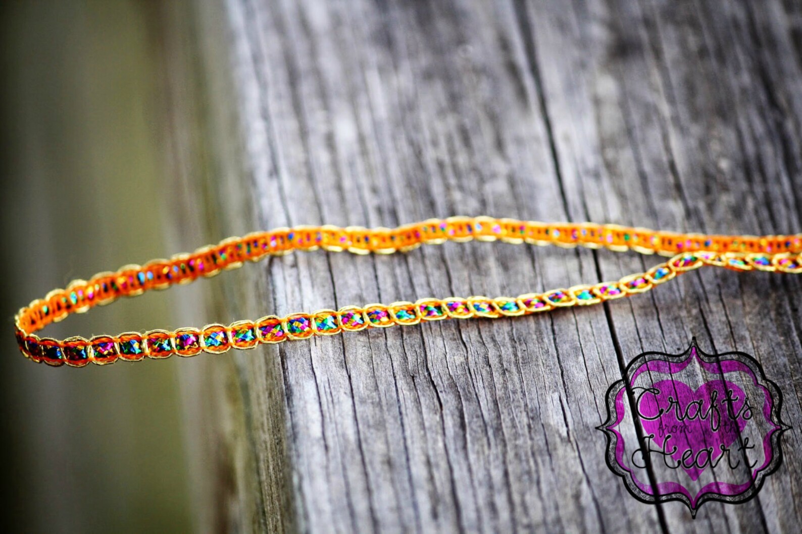 Gold Boho Headband Gold Colorful Boho Headband Bohemian | Etsy