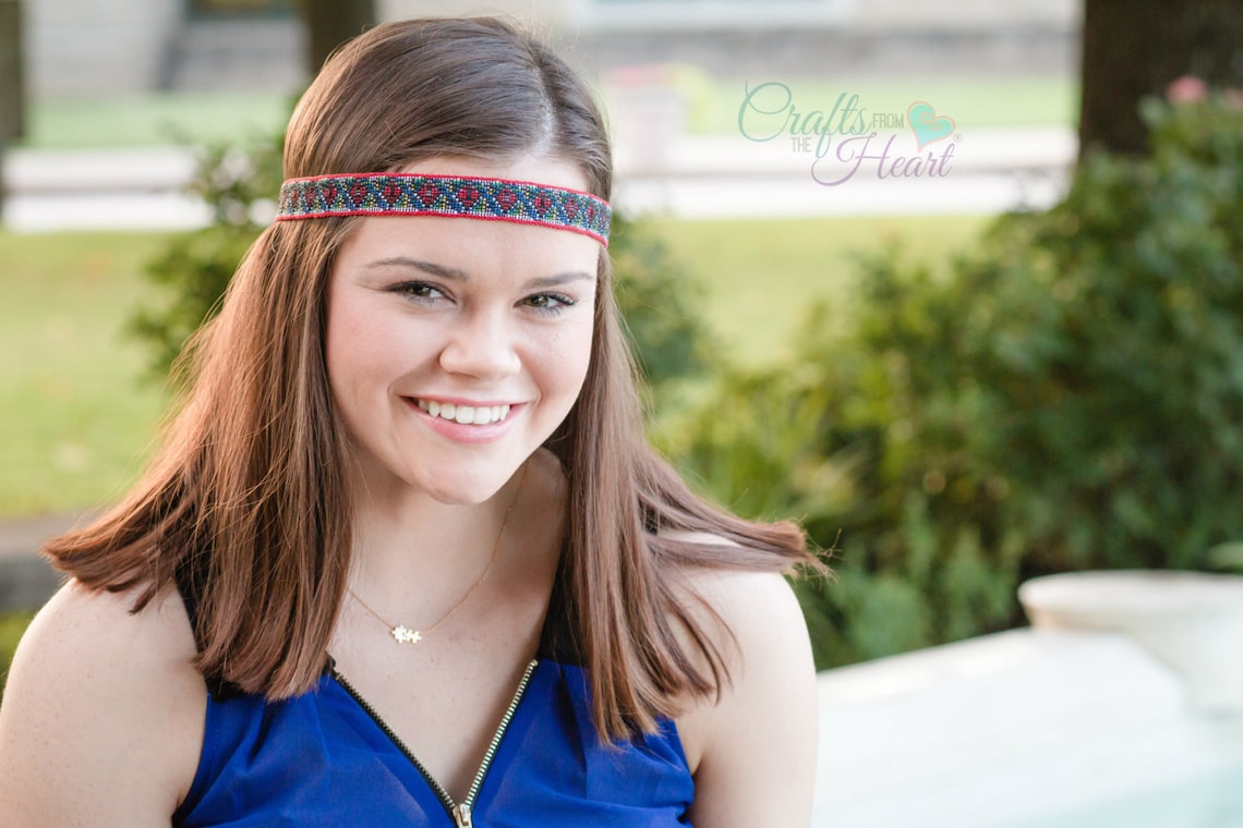 Boho Headband - Aztec Headband - Bohemian Headband - Hippie Headband ...