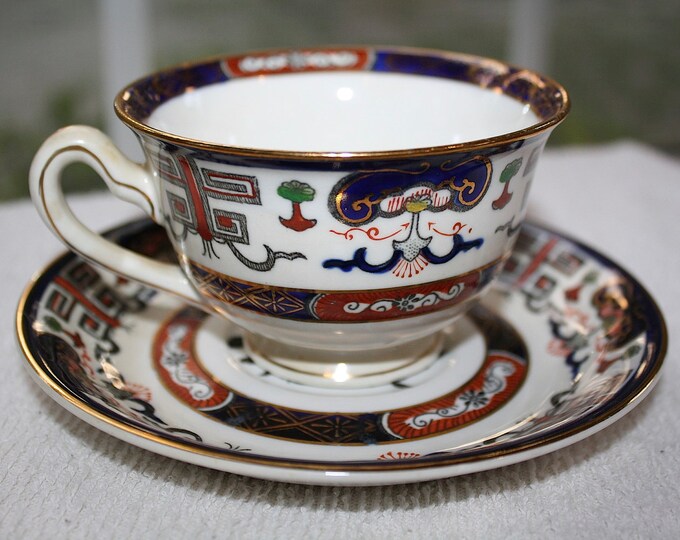 Ironstone Ware japan Tea Cup & Saucer Set - Etsy