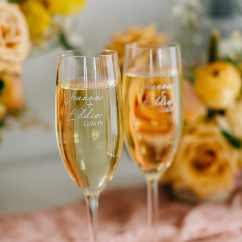 Wedding Toast Flutes - Etsy