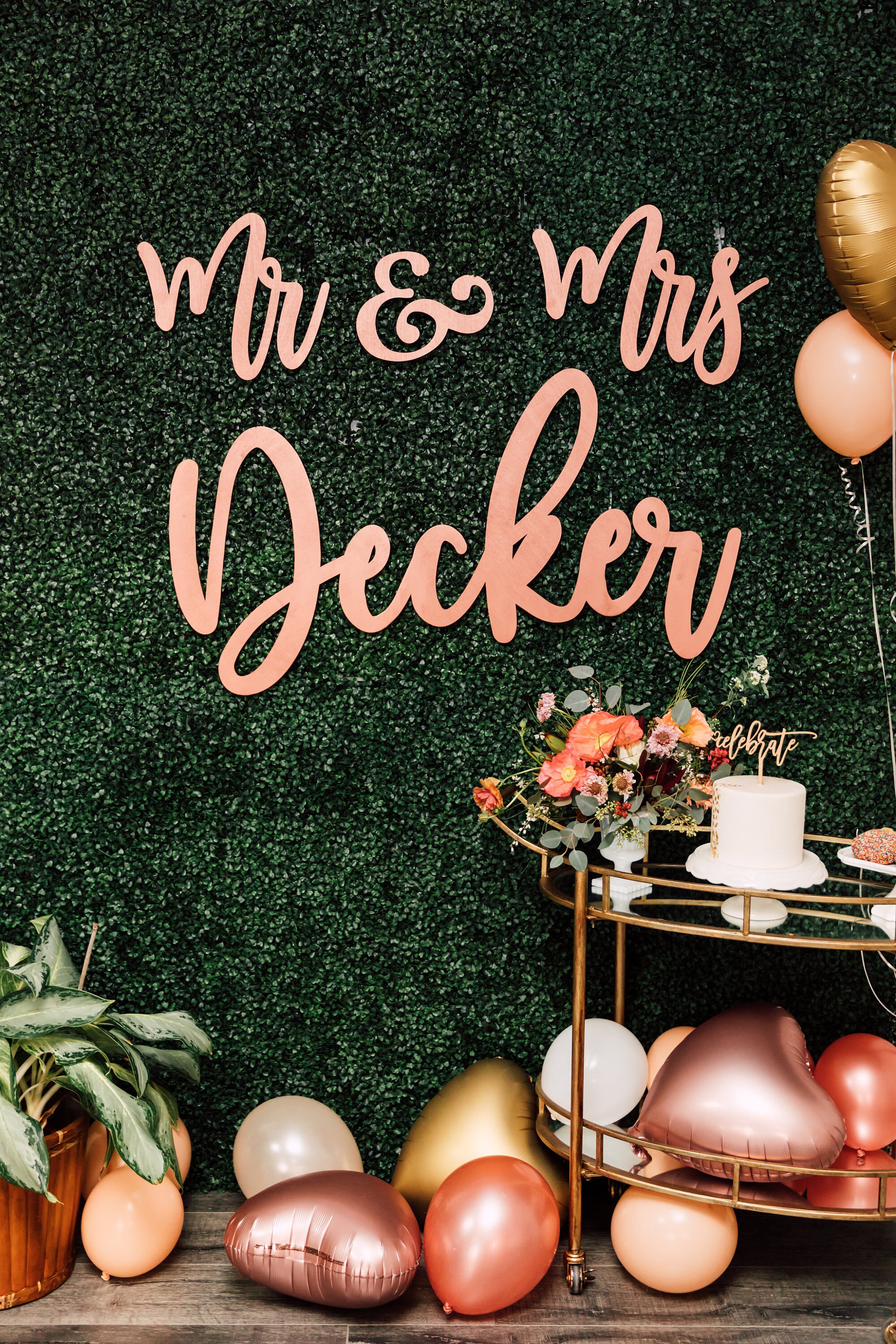 42 Large Custom Backdrop Wedding Last Name Sign Custom | Etsy