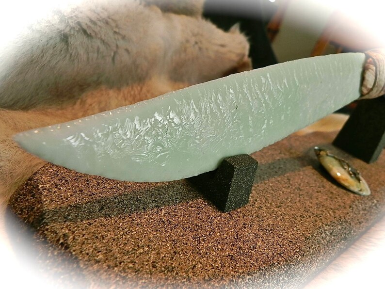 Custom Knapped Knife Kokopelli Wade Anthony Custom Knives | Etsy Canada