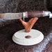 Custom Knife Beadwork Stacked Leather Wade Anthony - Etsy