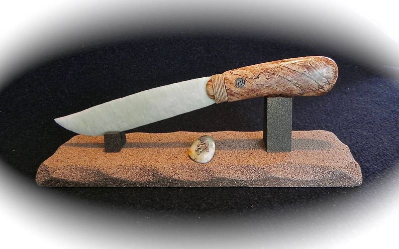 Custom Knapped Knife Kokopelli Wade Anthony Custom Knives - Etsy Canada