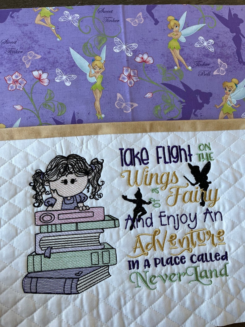 Tinkerbell Book/reading Pillow Book Pillow Tablet Holder - Etsy