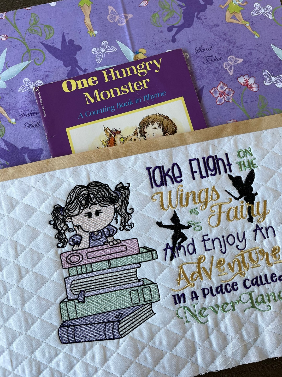 Tinkerbell Book/reading Pillow Book Pillow Tablet Holder Kindle Holder ...