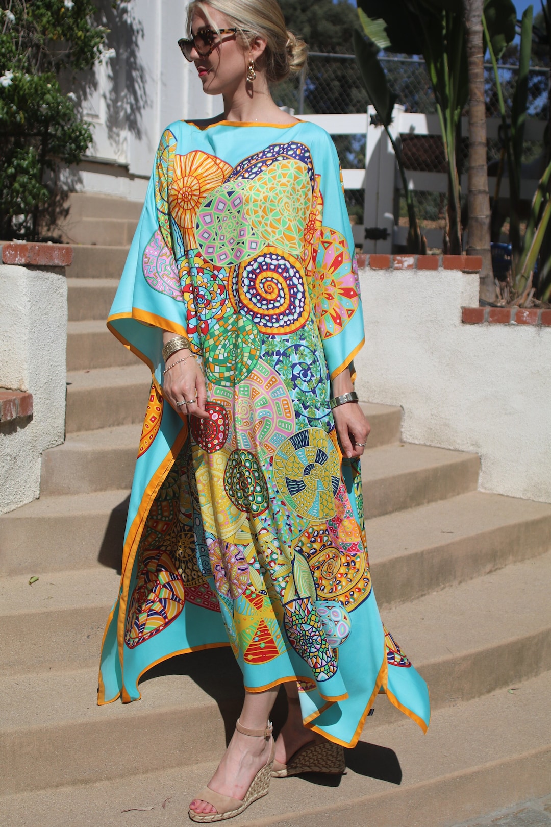 Designer Print Kaftan Womens Caftans Long Kaftan Dresses Long Dresses ...