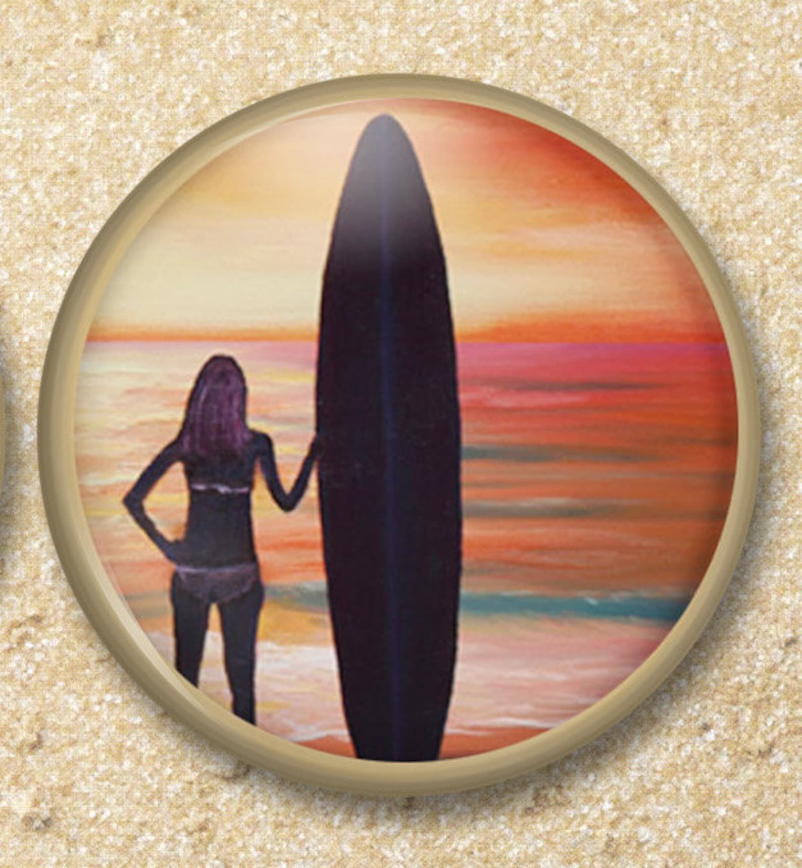Beach Magnets, Tiki Bar, Magnets, Surfer Gift, Beach Lover Gift ...