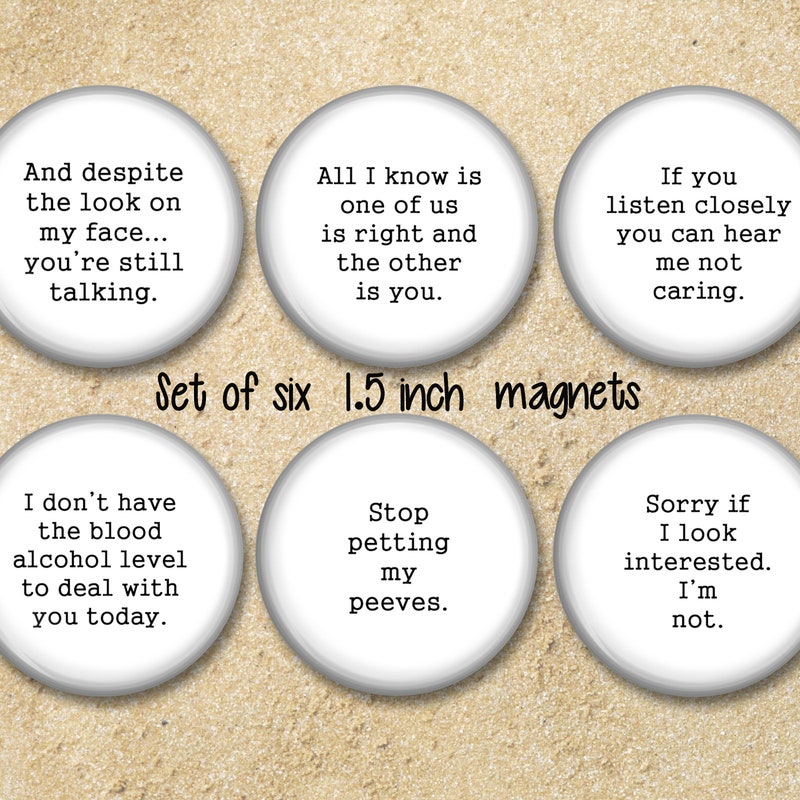Funny Saying Magnet - Etsy