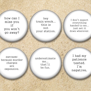Funny Gift, Funny Magnets, Sarcastic Gift, Sarcastic Magnets ...