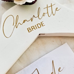 DIY Custom Wedding Hanger Decal Vinyl | Personalised Bridal Party Gifts ...
