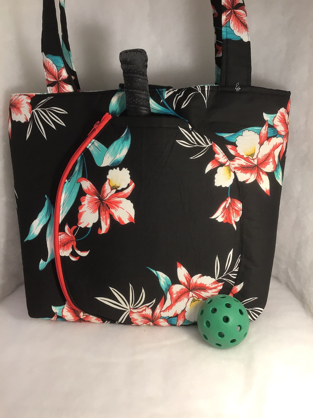 Pickleball Bag,tropical Print Pickleball Tote Bag,pickleball Paddle Bag ...